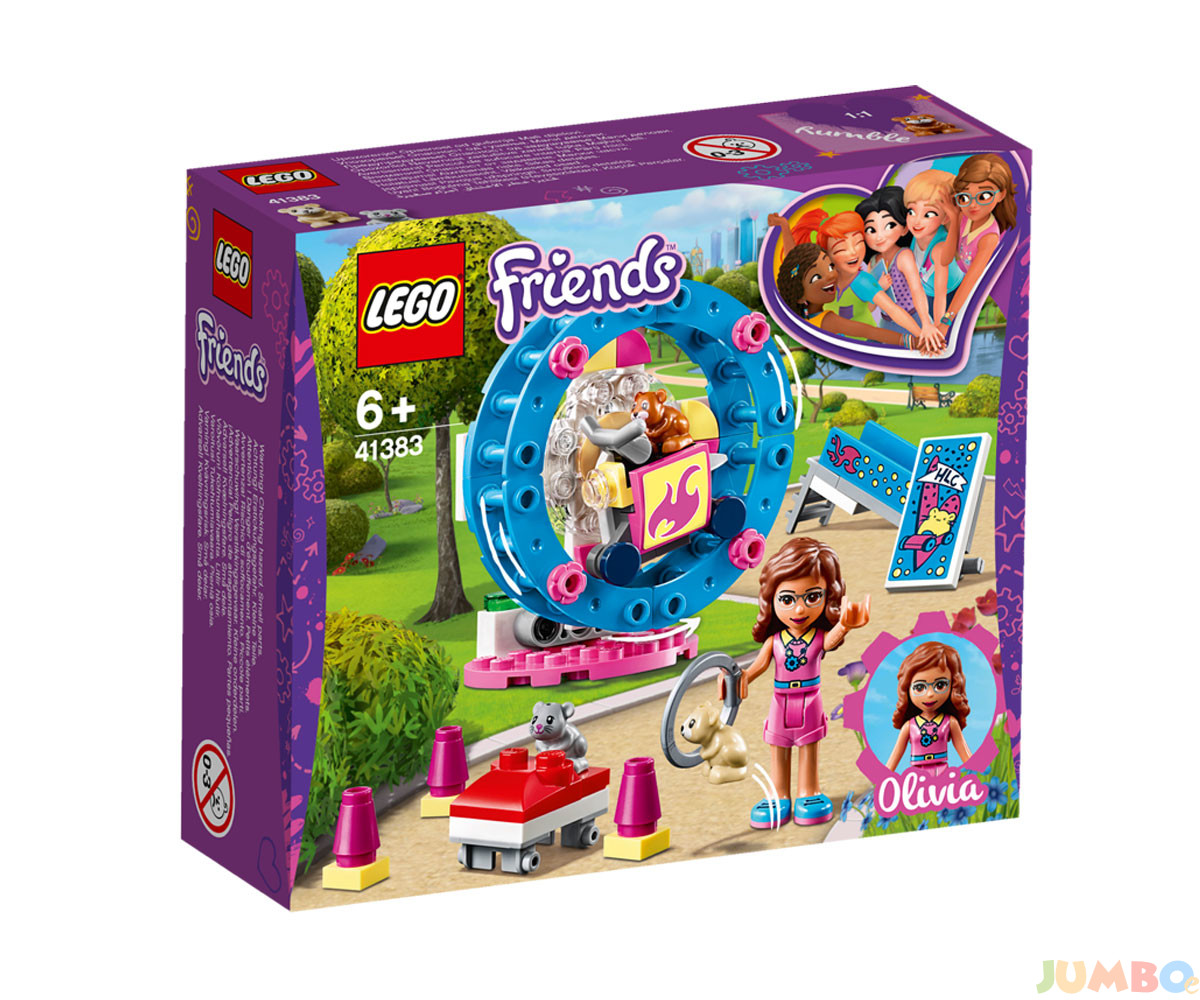 LEGO® Friends 41383 - Площадката за хамстери на Оливия – Мечо.бг