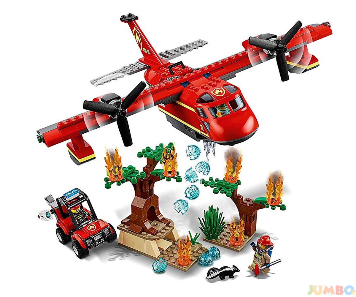 LEGO® City 60217 - Пожарникарски самолет – Мечо.бг