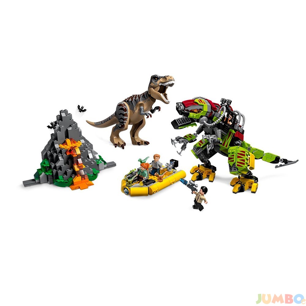 Конструктор LEGO Jurassic World Битка между тиранозавър и динозавър ...