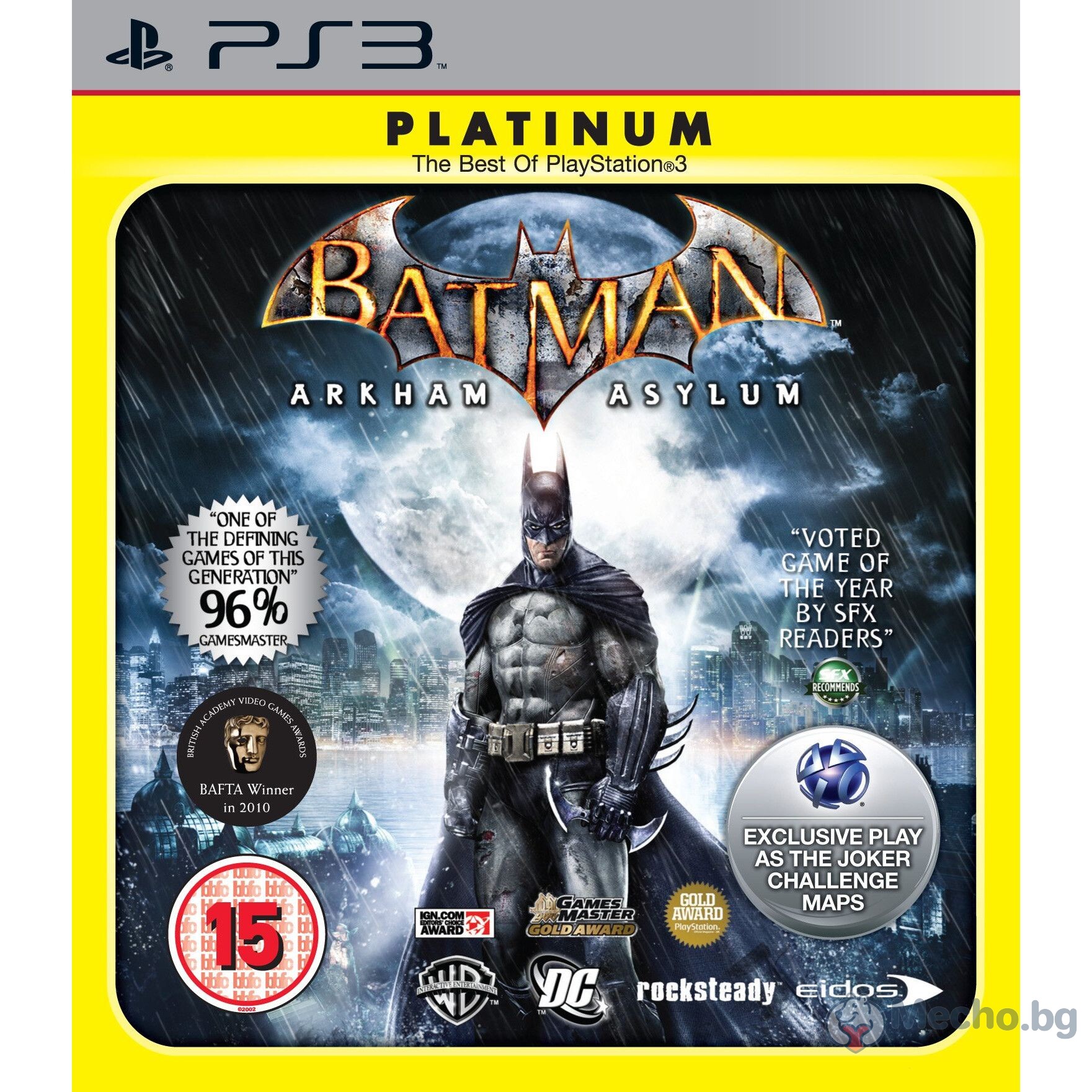 Игрa Batman Arkham Asylum за PlayStation 3 (PS3) – Мечо.бг